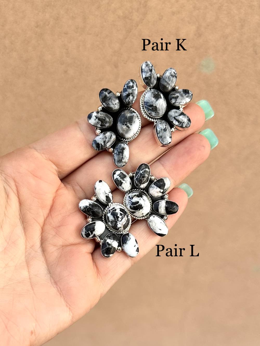 RTS ★ Navajo Half Cluster Earrings | Turquoise Tuesday