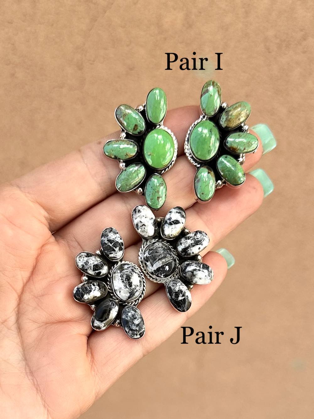 RTS ★ Navajo Half Cluster Earrings | Turquoise Tuesday