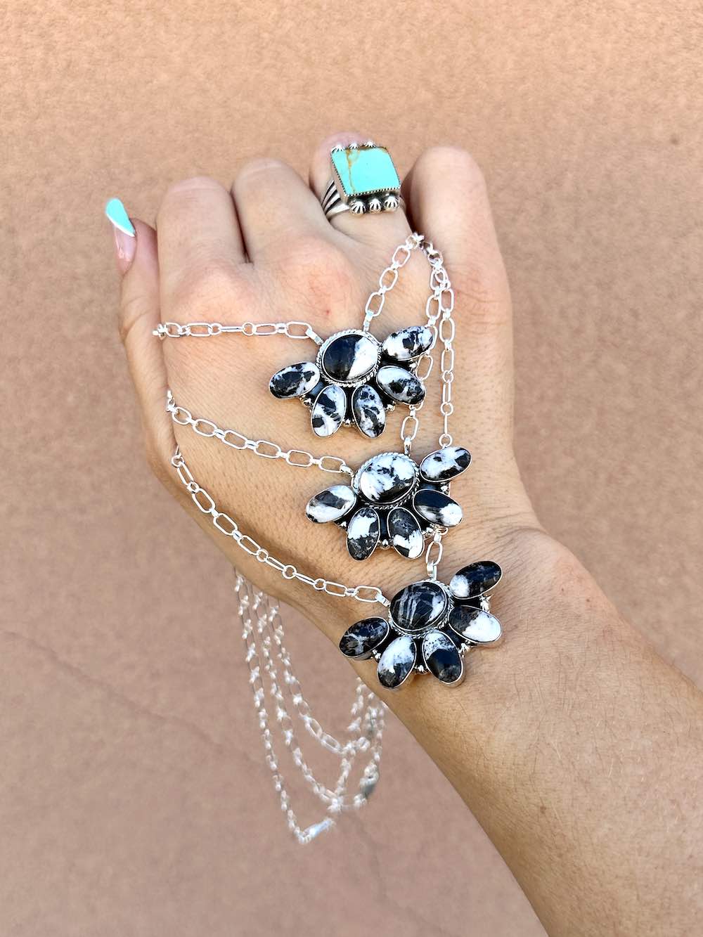 RTS ♢ NAVAJO HALF CLUSTER NECKLACE ♢ WHITE BUFFALO | Turquoise Tuesday