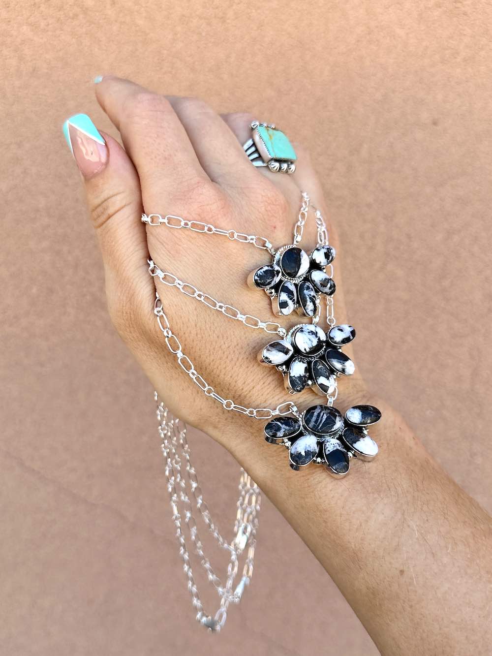 RTS ♢ NAVAJO HALF CLUSTER NECKLACE ♢ WHITE BUFFALO | Turquoise Tuesday