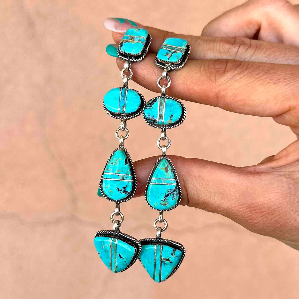 RTS ★ Bombshell Dangle Earrings – Turquoise Tuesday