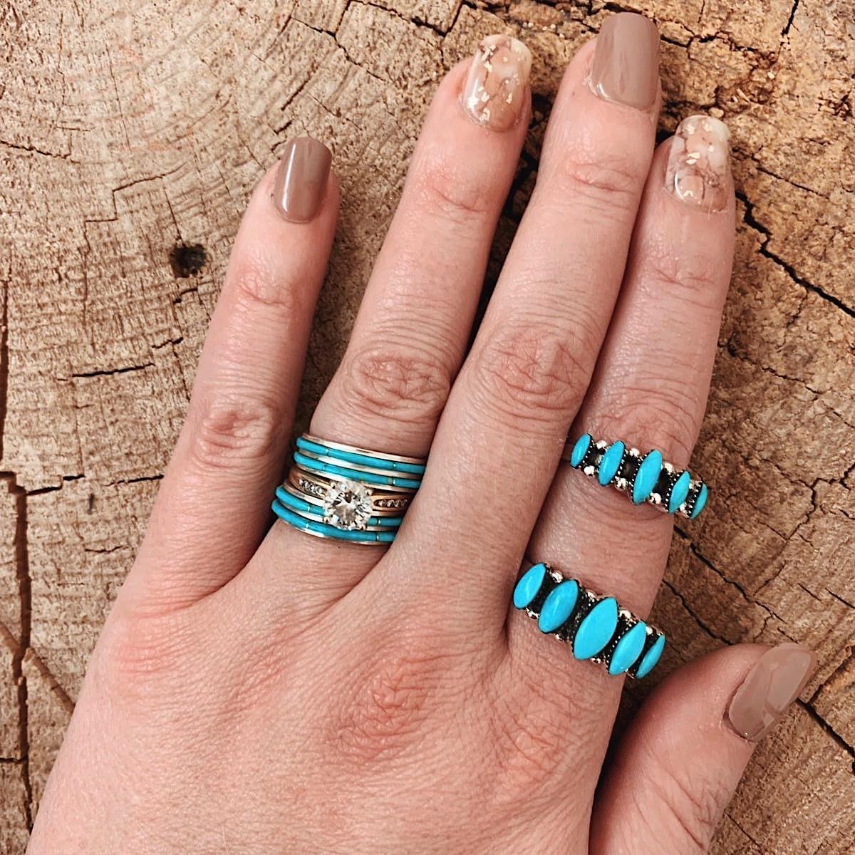 The 5 Stone Marquise Ring – Turquoise Tuesday