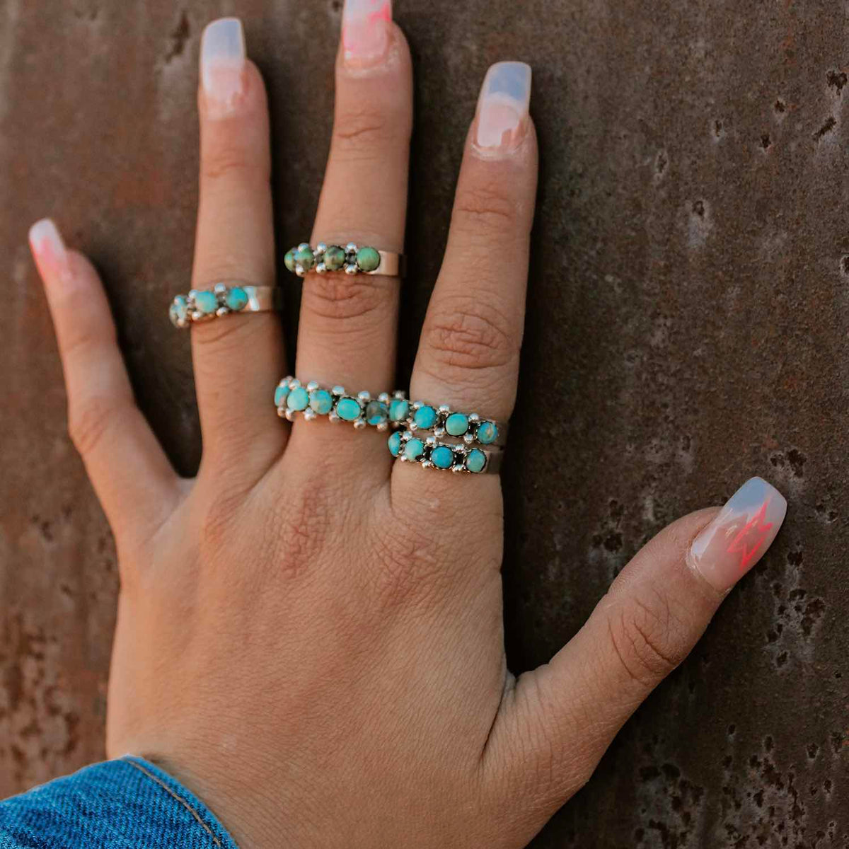 *FOUR STONE* Stacker | Turquoise Tuesday